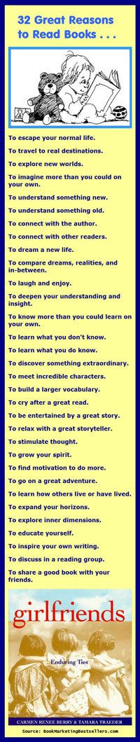 32 Great Reasons to Read a Good Book – Book Marketing Bestsellers