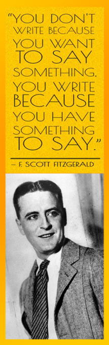 F Scott Fitzgerald on Writing – Book Marketing Bestsellers