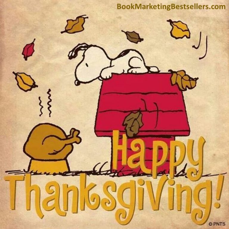 Happy Thanksgiving from Snoopy and Johnny! – Book Marketing Bestsellers