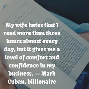 Mark Cuban: On the Importance of Reading – Book Marketing Bestsellers