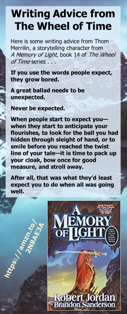 Writing Advice from The Wheel of Time Series – Book Marketing Bestsellers